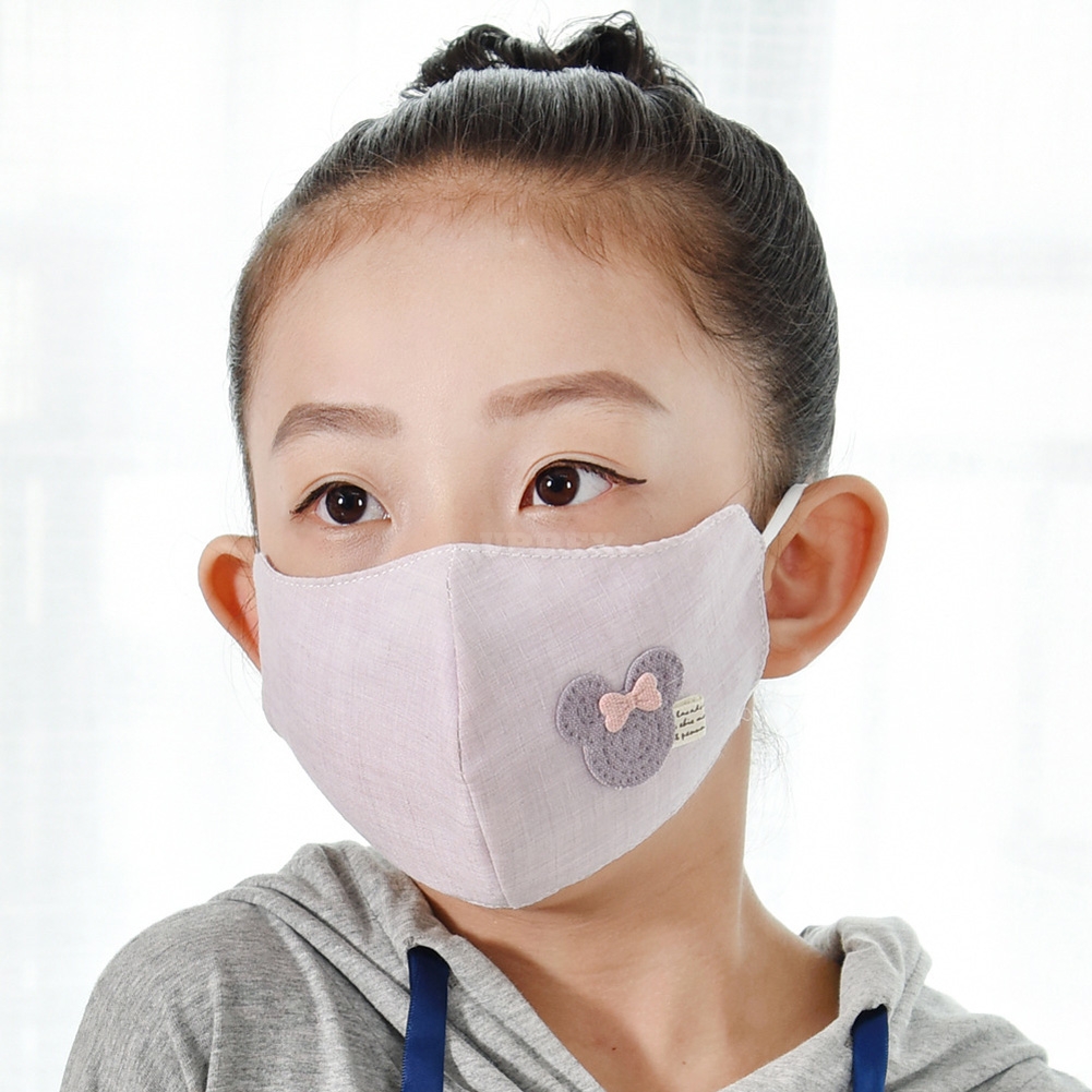 Kid Autumn Winter Cotton Mask Cartoon Breathable Dust-proof Boy Girl ...